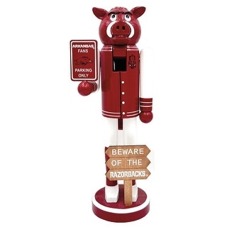12" Arkansas Beware of the Razorbacks Nutcracker - Bed Bath & Beyond ...