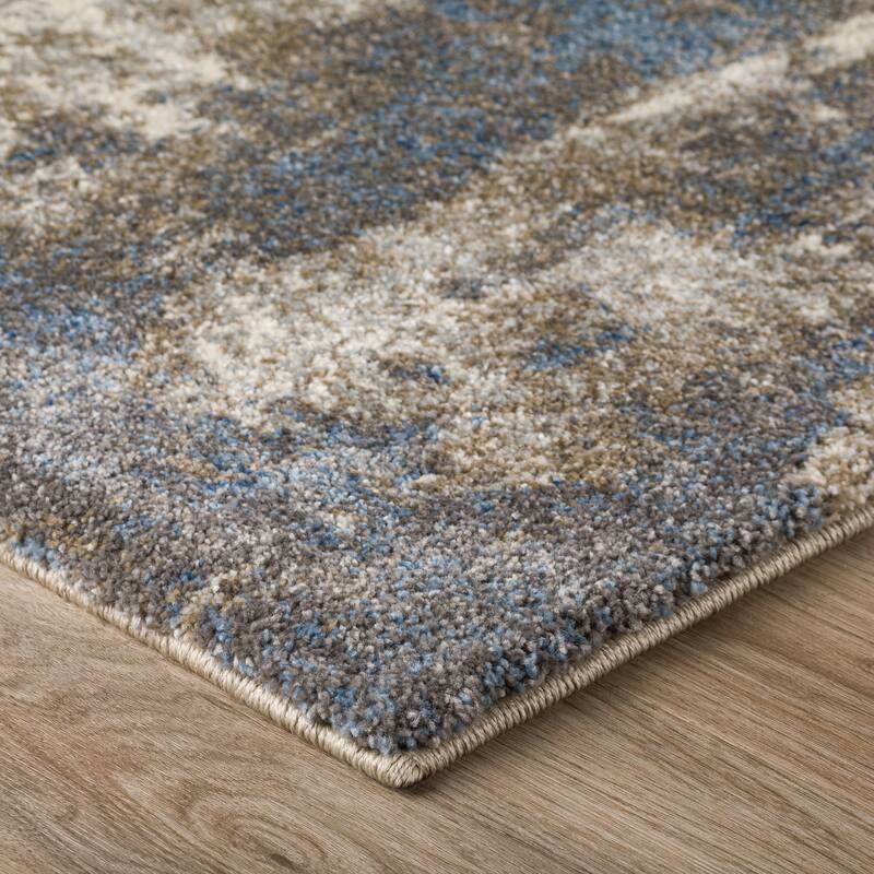 Addison Barkley Distressed Canyon Abstract Accent Rug - Overstock ...