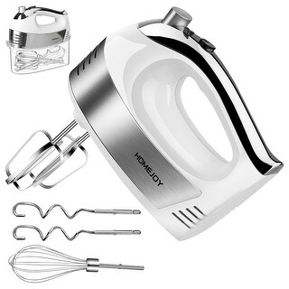 Electric, Upgrade 5-Speed Hand Mixer with Turbo,Kitchen Hand Held Mixer ...
