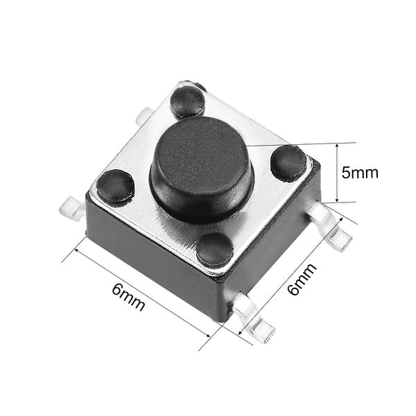 6x6x5mm Momentary Panel Pcb Smd Smt Push Button Spst Tactile Tact