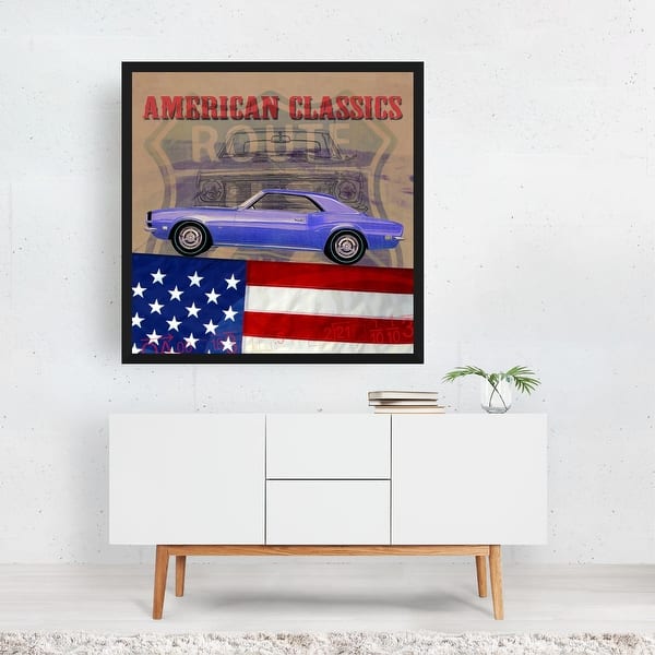 Chevy Camaro 1970s Collage American Car Cars Vehicle Art Print/Poster ...