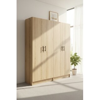 Modex Multi-Purpose Utility Storage Cabinet (2-Piece Set) - W 63″ × D ...