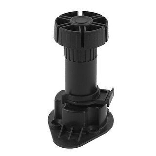Adjustable Height Black Plastic Kitchen Cabinet Cupboard Plinth Foot ...