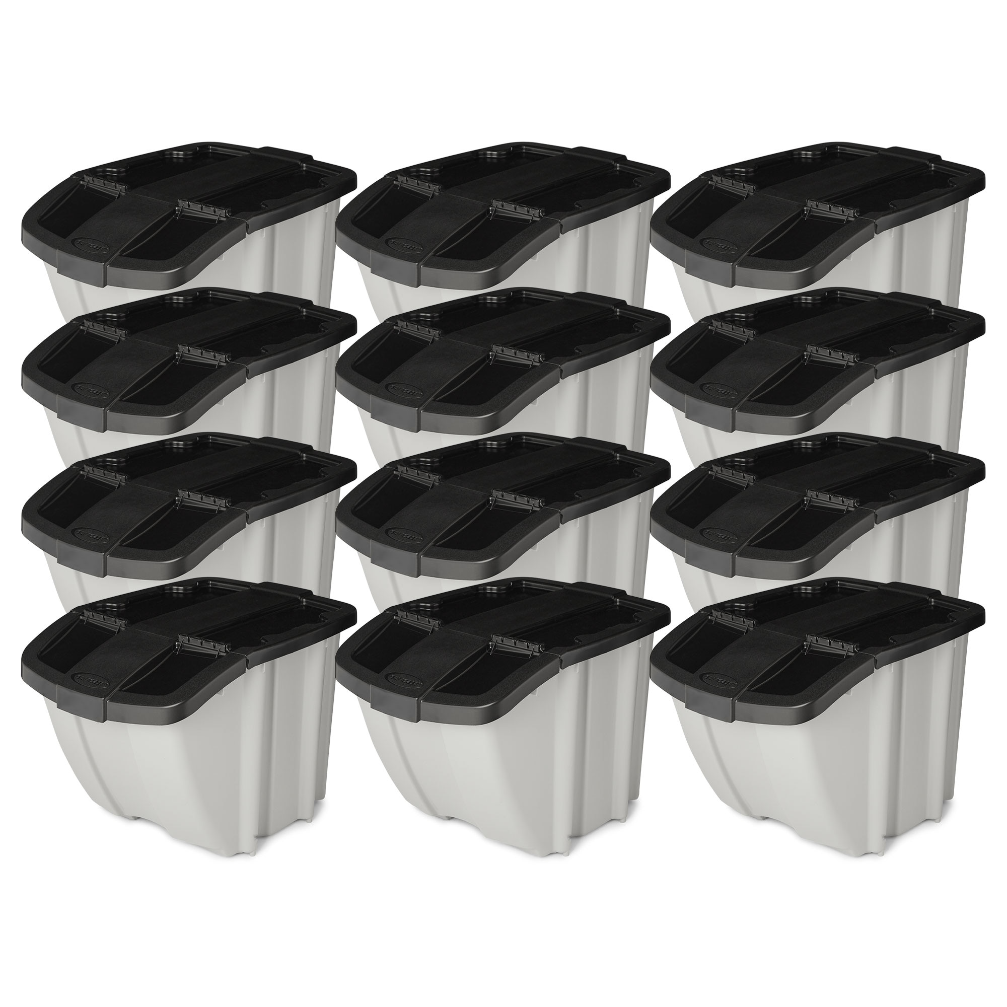 recycle bins stackable