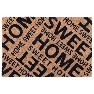 Home Sweet Home Coir Doormat 24x16 - Durable Entryway Mat - Bed Bath ...
