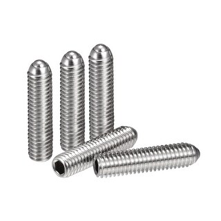 M6 x 25mm 304 Stainless Steel Spring Hex Socket Ball Point Set Screws ...