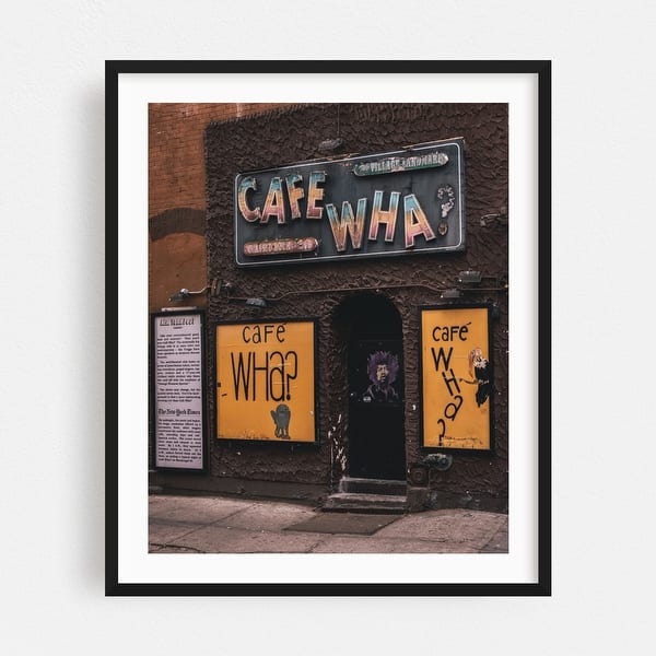 Cafe Wha New York Cafe Wha 01 Photography Food Drink Art Print/Poster ...