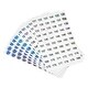 Number Sticker 121 to 180 Number Self Adhesive Reflective Label, Pack ...