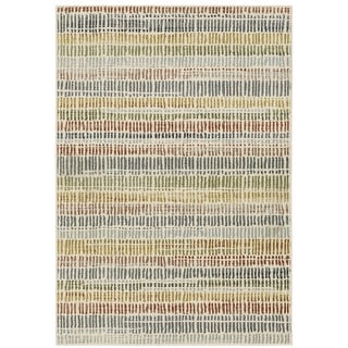 Style Haven Bassel Distressed Striped Ivory/ Multi Indoor Area Rug ...