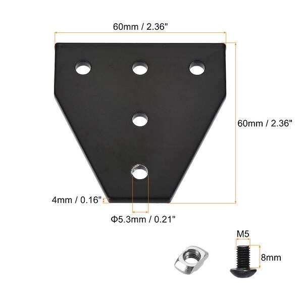 Corner Bracket Plates T Shape Joint Kits Profile for Frame Structure ...