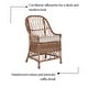 Bayside Curvilinear Rattan Cushioned Dining Chair by East at Main ...