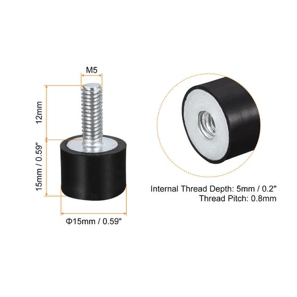 Rubber Mounts Vibration Isolator Shock Absorber - Bed Bath & Beyond ...