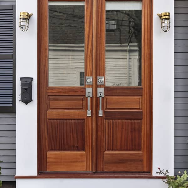 double front door lock set