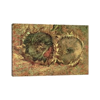 iCanvas "Two Cut Sunflowers, 1887 " by Vincent van Gogh Canvas Print ...