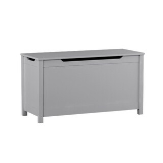 Hinged toy box Gray storage box MDF storage bedroom - Bed Bath & Beyond ...