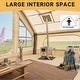 6 Person Inflatable Tent for Camping with Pump, Waterproof Oxford Tent ...
