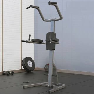 Pull Up Bar Dip Station Power Tower Multifunctional Full Body Single ...