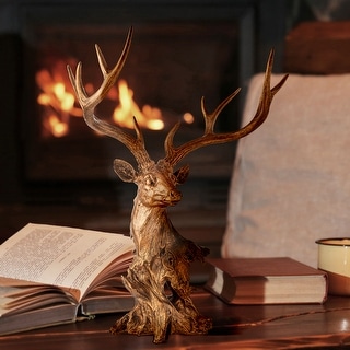 28" Resin Grand Highlands Deer Bust - Bed Bath & Beyond - 40807081
