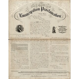 Emancipation Proclamation. /Nfacsimile Of The Emancipation Proclamation ...