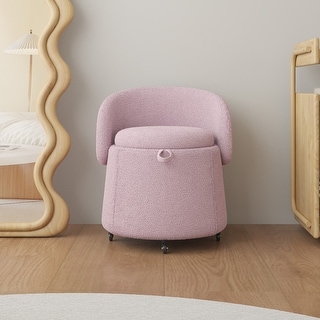 22.8-inch multifunctional teddy velvet storage sofa stool - Bed Bath ...