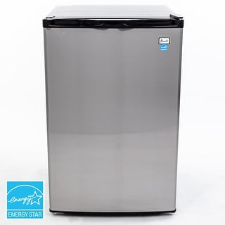 Avanti 4.5 cu. ft. Compact Refrigerator, Mini-Fridge, in Stainless ...