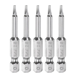 5pcs TA2.0 Magnetic Triangle Screwdriver Bit 1/4" Hex Shank 2" Length ...
