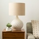 Livabliss Rustic Emma Table Lamp with Glazed Ceramic Base - Bed Bath ...