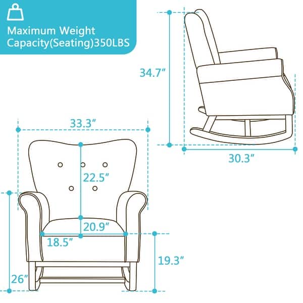 Shakeable high back living room single sofa chair - On Sale - Bed Bath ...