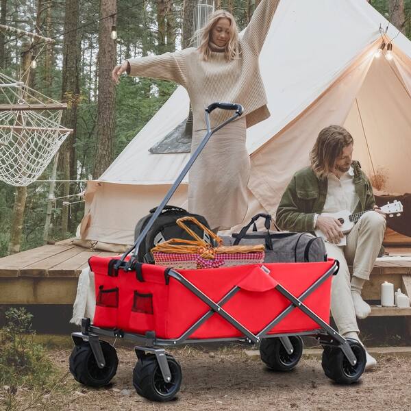 Utility Park Garden Cart Tool Customized Color Folding Camping Trolley ...