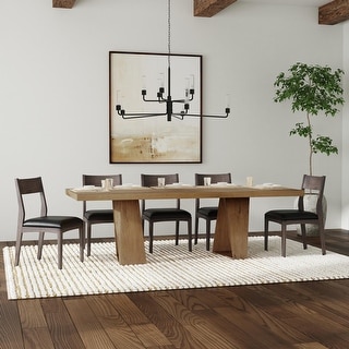 distressed oak dining table
