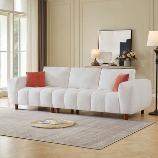 Wayna Upholstered Sofa,Modern Design Cream Style Marshmallow Sofa - Bed ...