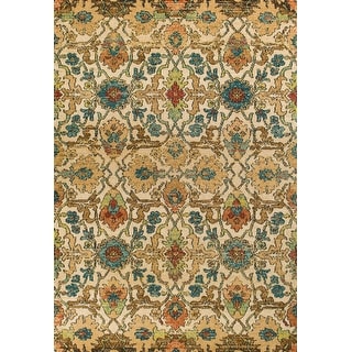 Kas Rugs Casablanca Mid-Century Floral Area Rug - Bed Bath & Beyond ...