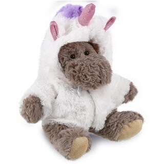 DolliBu Sitting Moose Unicorn Plush Stuffed Animal Toy with Outfit - 8 ...