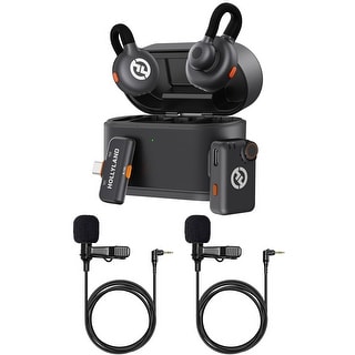 Hollyland LARK M2S Mini Combo 2-Person Wireless Microphone System ...