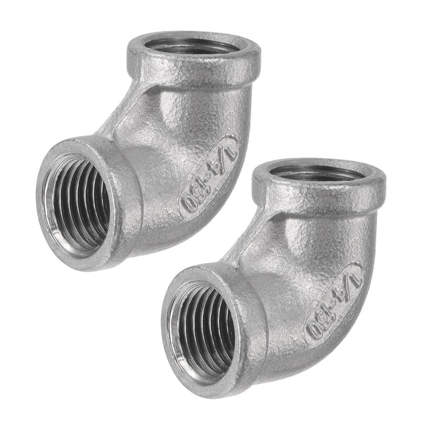 Pipe Fittings Elbow NPT Female Thread Hose Connector Adapter 304 ...