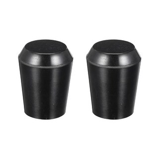 Female Threaded Hand Knob Tapered Brass Insert Handle for - Black - Bed ...