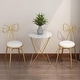 Cute Butterfly Stool Ottoman Bench with Metal Legs, Gold Dining Chair ...