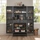 Multifunctional Kitchen Cabinetand Wine Cabinet Wine Glass Rack Pantry ...