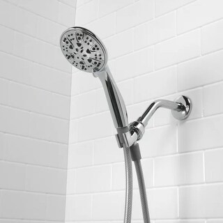 5-Setting Hand Held Shower Head, Chrome - Bed Bath & Beyond - 38155049