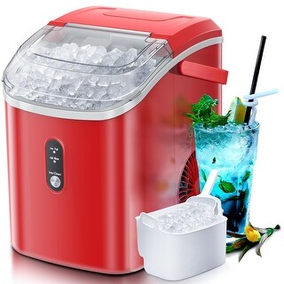 Countertop Ice Maker with Soft Chewable Ice Automatic 35lbs in 24 Hours ...