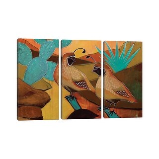 iCanvas "The Meeting" by Kristin Harvey 3-Piece Canvas Wall Art Set ...
