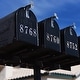 Reflective Mailbox Numbers for Outside, Vinyl Self-Adhesive Numbers ...