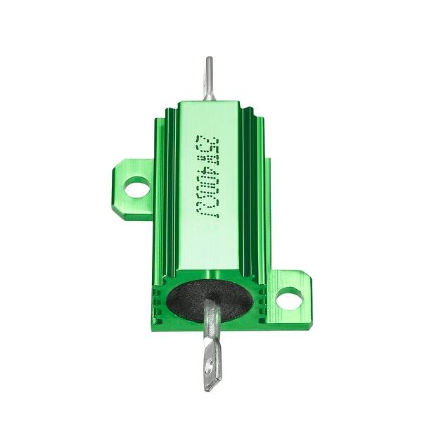 25W 400 Ohm Aluminium Housing Chassis Mount Wirewound Power Resistors ...