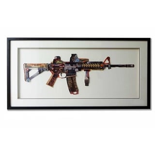 Gun Collage Art with Black PS Frame - Bed Bath & Beyond - 37539770