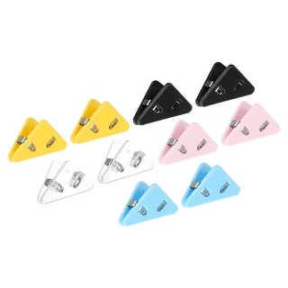 Multifunction Document Clips,10Pcs Triangular Clip for Book Corners,5 ...