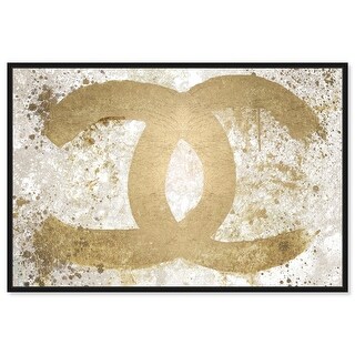 Gilded Bijou, Glam Luxury Sign Modern Gold Canvas Wall Art Print for ...