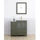 Vanity Art 36-Inch Single Sink Bathroom Vanity with Top & Free Mirror ...