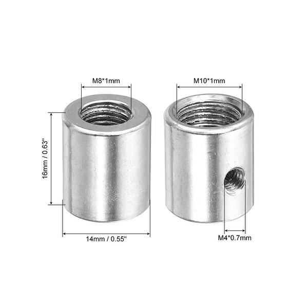 Round Coupling Nut Adapter Screw Thread Convert Sleeve Connector ...