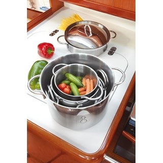 Space Saving Nesting Cookware - 11-Pc. Set (Stainless Steel) - Bed Bath ...