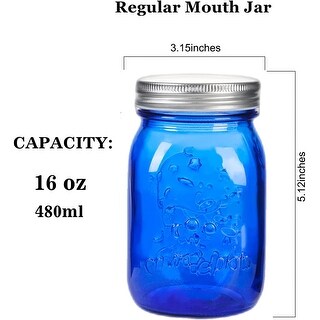 Blue Jars with Lids - Bed Bath & Beyond - 39467143